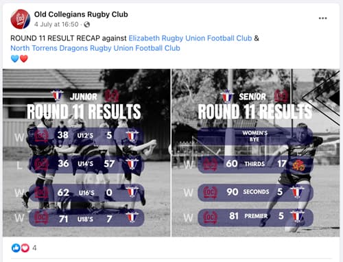 12 Weekly Social Media Post Ideas for your Rugby Club | ClubHub News