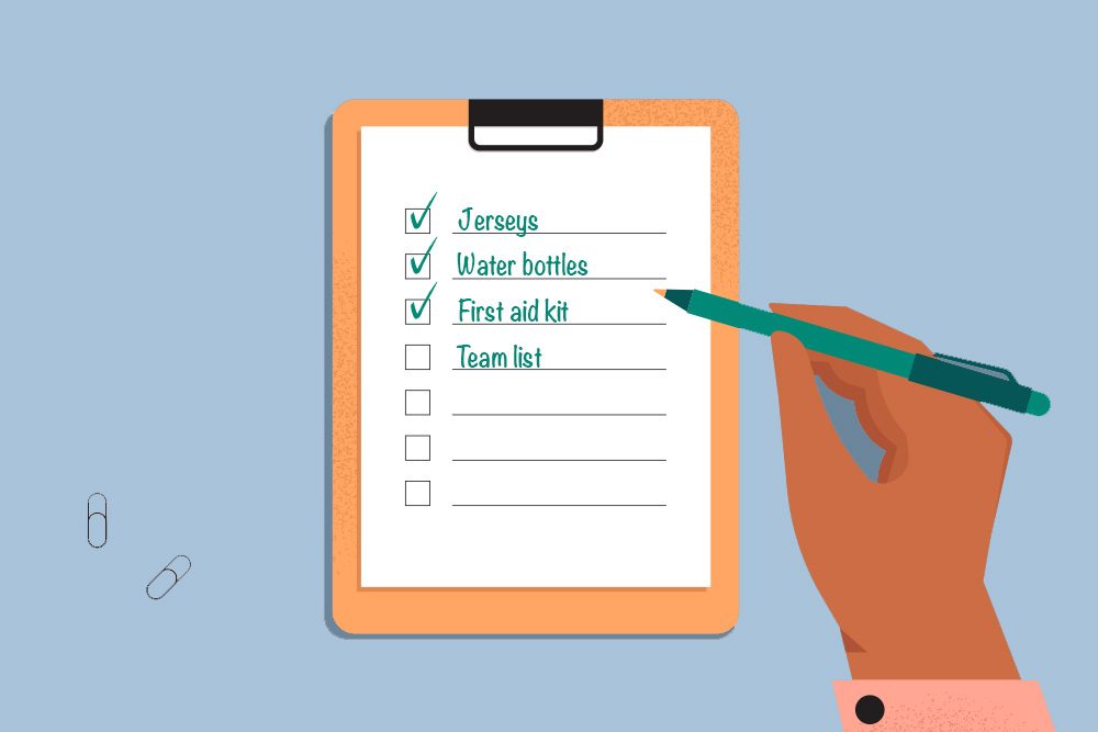 Template: Coaches Game Day Checklist | ClubHub News